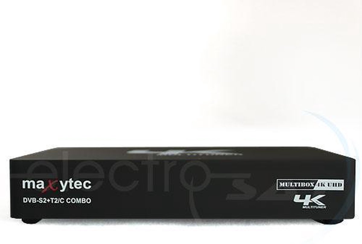 Maxytec Multibox 4K UHD ( DVBS2, DVB-T2 / C ) -Tv Ontvanger | bol.com