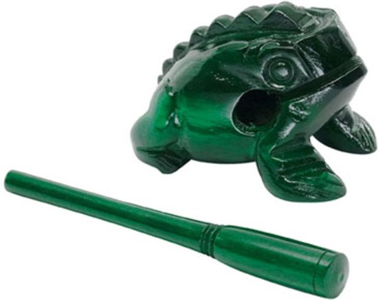 Meinl Guirofrog NINO513GR, small, green - Guiro | bol.com