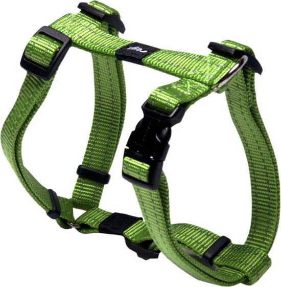 Rogz For Dogs Snake Tuig Lime 16 mmx32-52 cm | bol