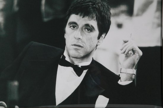 Spiegellijst Tony Montana 50 x 70 cm - Eric Kuster Stijl - Sepia (licht ...