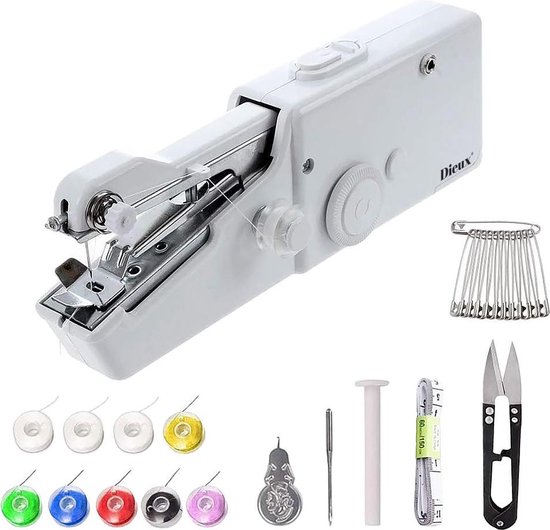 Dieux® - Handnaaimachine - Mini Hand Naaimachine - 16 Delig set ...