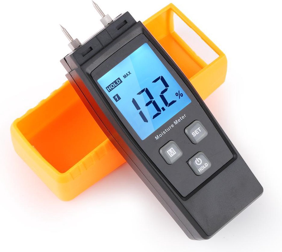 Digitale (hout) vochtmeter voorzien van 2 sondes. | bol.com