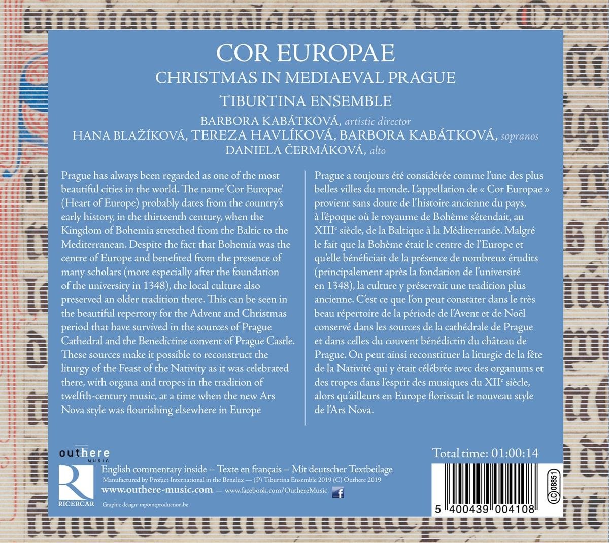 Barbora Kabatkova, Tiburtina Ensemble - Cor Europae, Christmas In ...