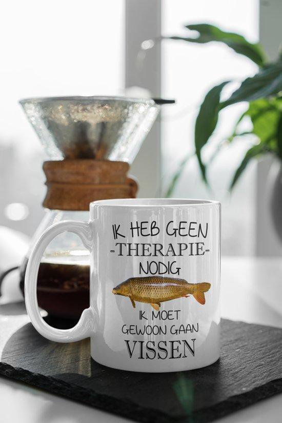 Passie voor stickers Witte koffie mok / beker met tekst: Ik heb geen therapie nodig ik... | bol
