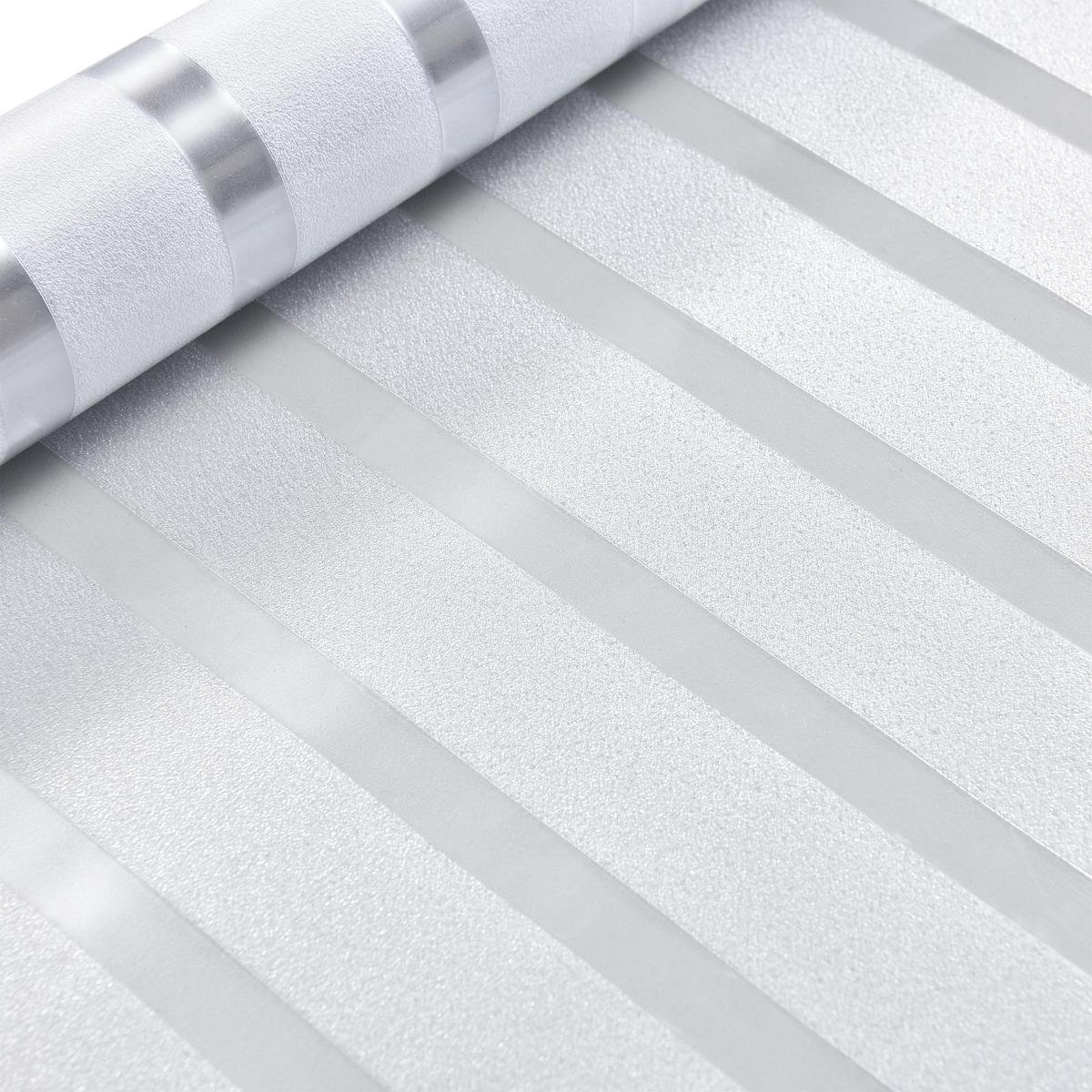 Raamfolie - statisch - 0,75x3m - melkglas - gestreept | bol.com