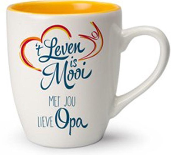 't Leven Is Mooi Met Jou Lieve Opa - Koffie Mok - Beker - Vaderdag - Verjaardagscadeau... | bol