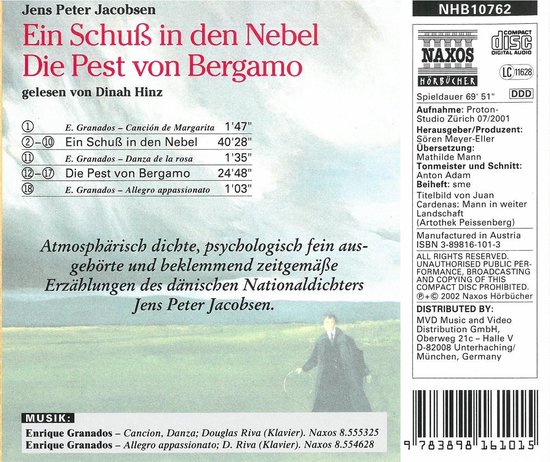 Jacobsen: Schub.Pest V.Bergamo, Dinah Hinz | CD (album) | Muziek | bol