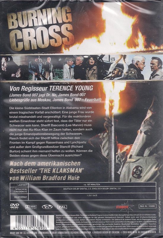 Burning Cross [DVD] (Import) (Dvd), Richard Burton | Dvd's | bol