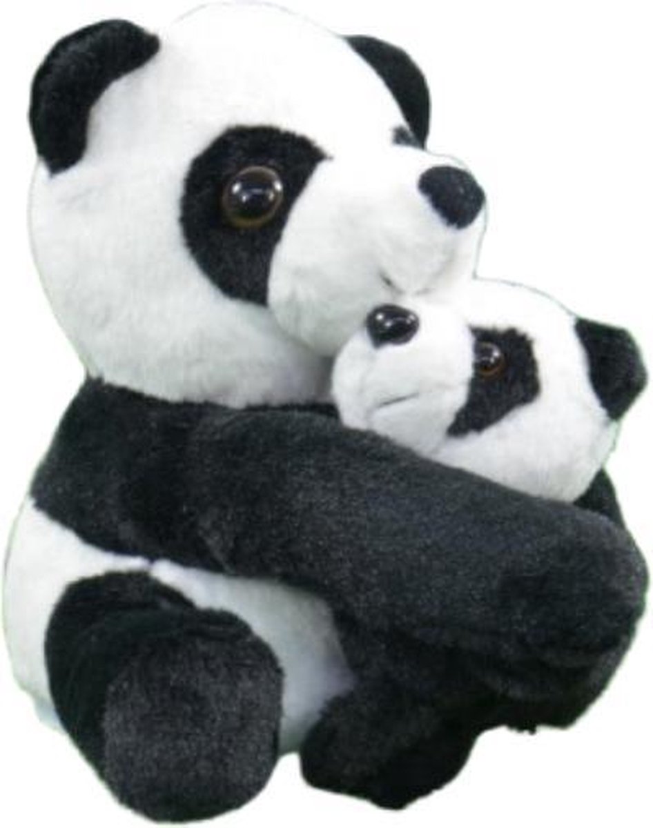 Pratende panda met baby panda - panda knuffel - pratende panda ...
