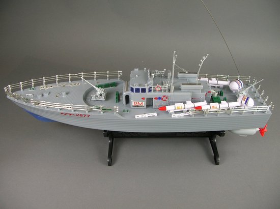 Bestuurbare boot Torpedo jager 1:115 - Lengte 51 cm. | bol.com