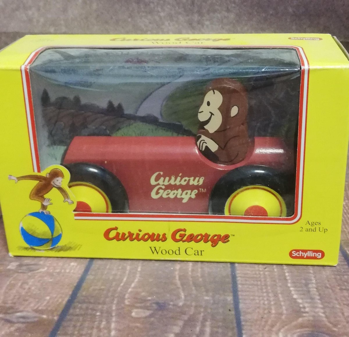 Schylling Curious George Car | bol.com
