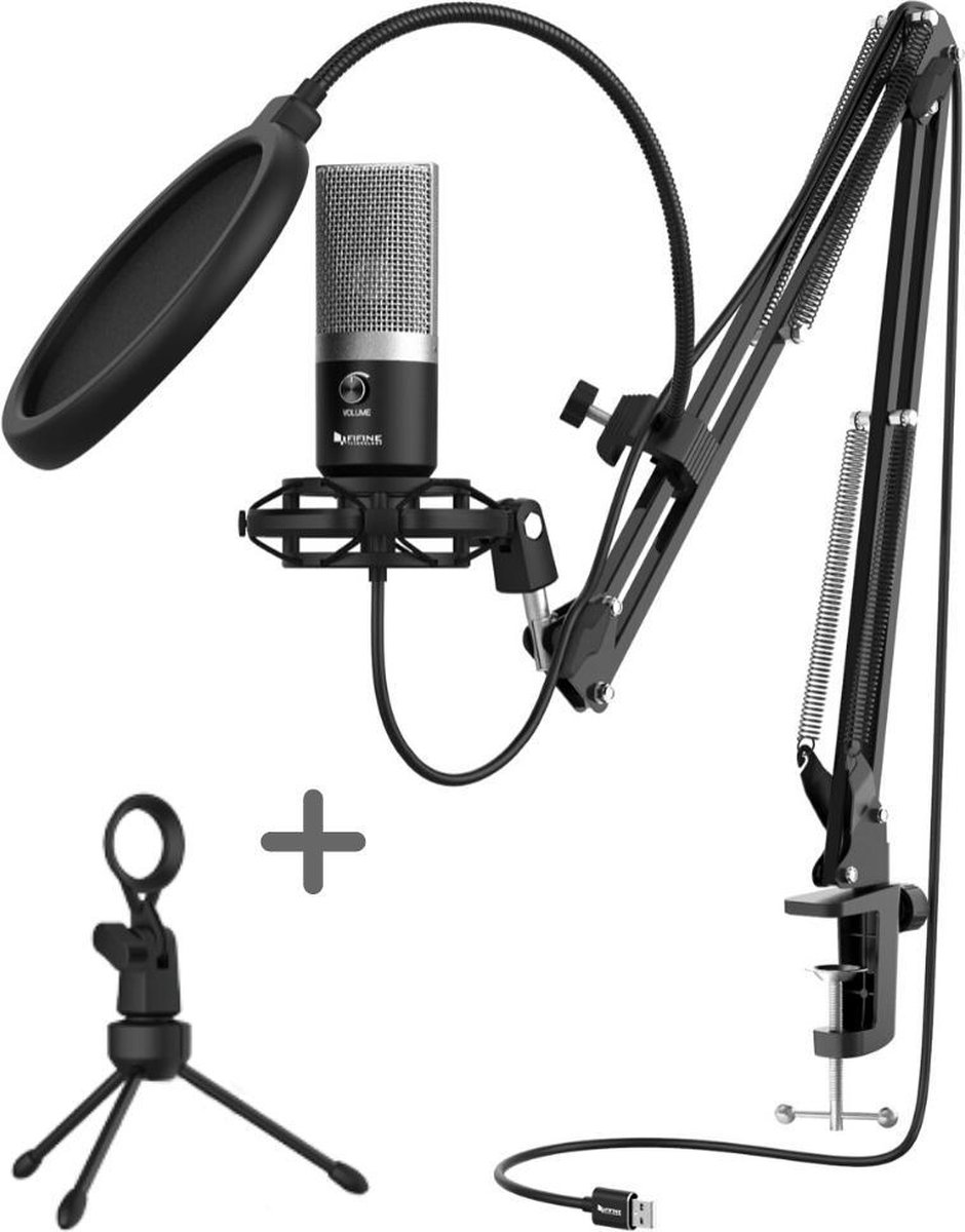 T670 Microfoon met standaard - Microfoon USB - Microfoon voor PC ...