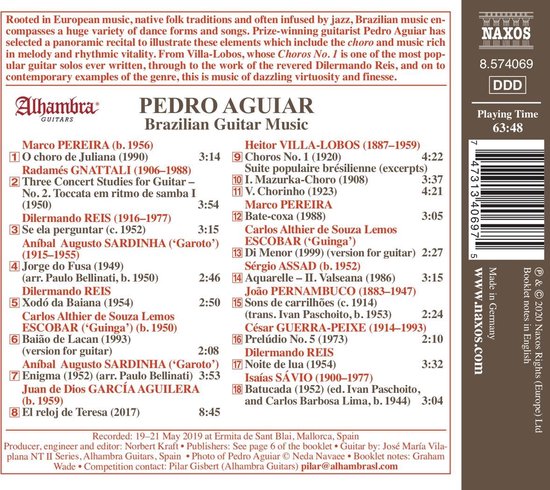 Pedro Aguiar - Pedro Aguiar Guitar Laureate Recital (CD), Pedro Aguiar ...