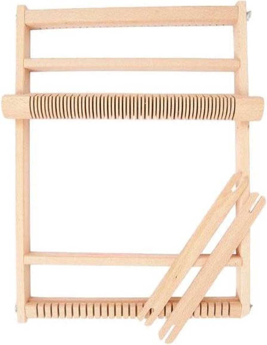 Weven met restjes wol: 4 voorbeelden