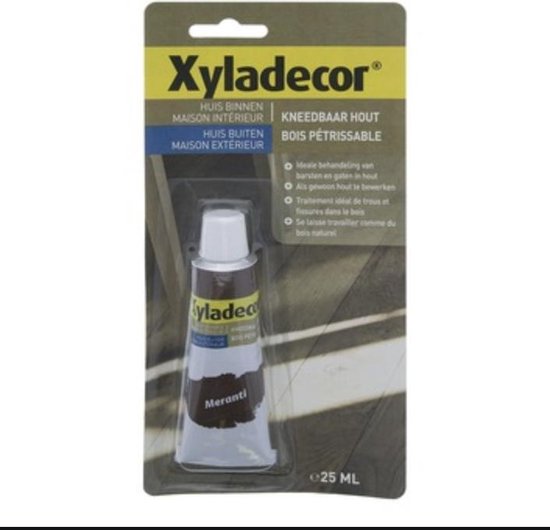 Xyladecor Kneedbaar Hout - Meranti - 25ml. | bol