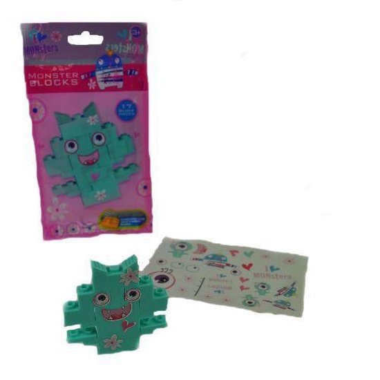 6 Stuks - I love monsters Bricks bouwstenen - Uitdeelcadeautjes - Blind ...