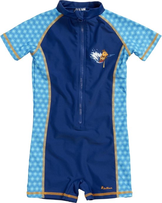 Playshoes UV zwempak Kinderen korte mouwen Muis - Blauw - Maat 110/116 ...