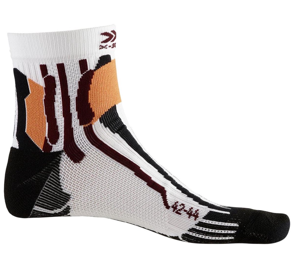X-Socks Run Speed Two Men Socks - White/Black - 39-41 | bol.com