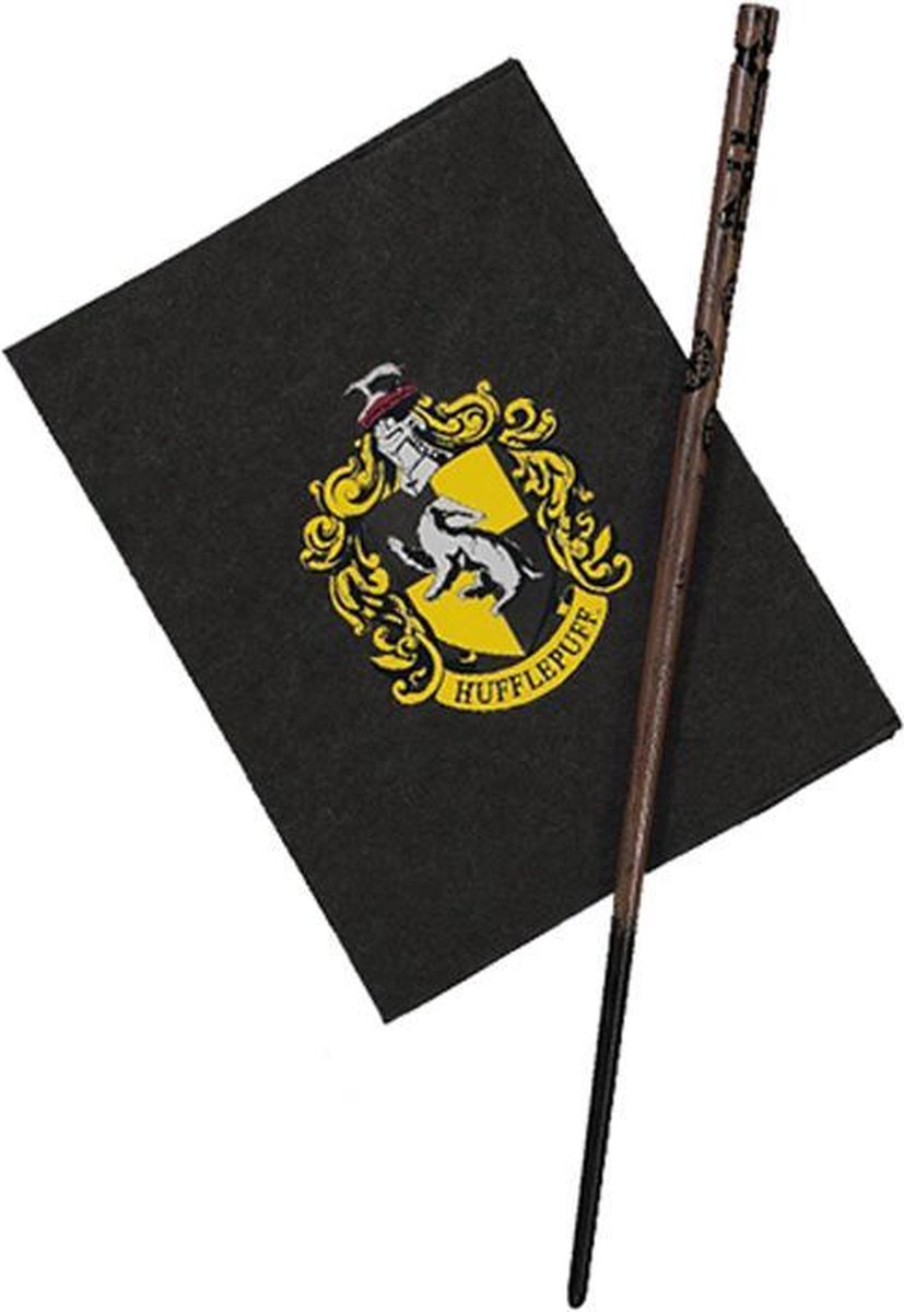 Huffelpuf kostuum Harry Potter cape + staf + boekomslag | bol.com