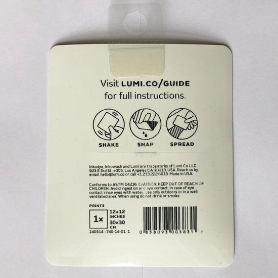 Lumi Inkodye Lichtgevoelige verf Snap pack (2 x 28 ml) | bol