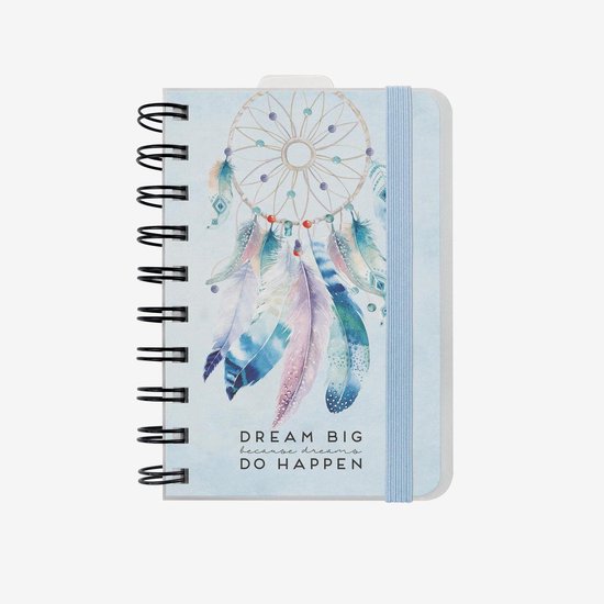 LEGAMI POCKET AGENDA 2019 Dag op 1 pagina Spiraal 8,5x13cm DREAM BIG ...