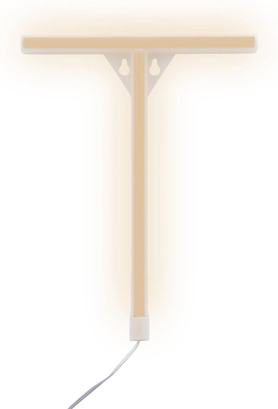 Neon LED Letter Warm Wit White T | bol.com