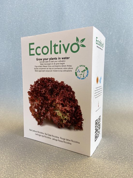 ECOLTIVO rode krulsla - hydrocultuur (groeit op water) | bol