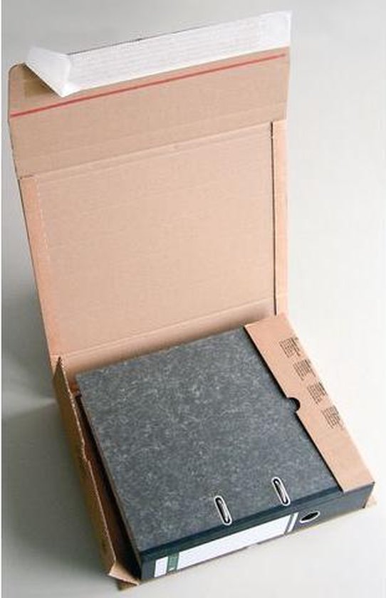 Pressel Ordner-verzend-box met zelfklevende sluiting, bruin (pak 20 ...