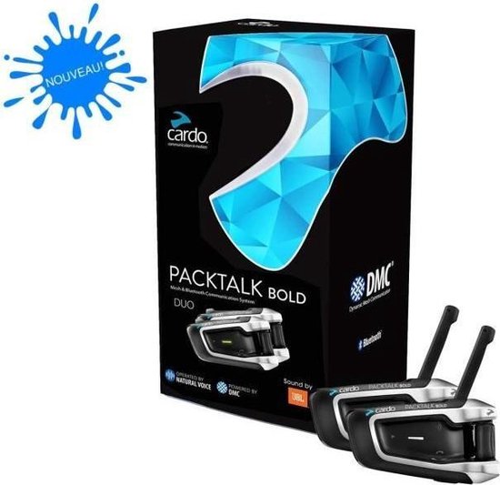 CARDO motorfiets-intercom - Scala Rider - Packtalk Bold Duo JBL | bol.com