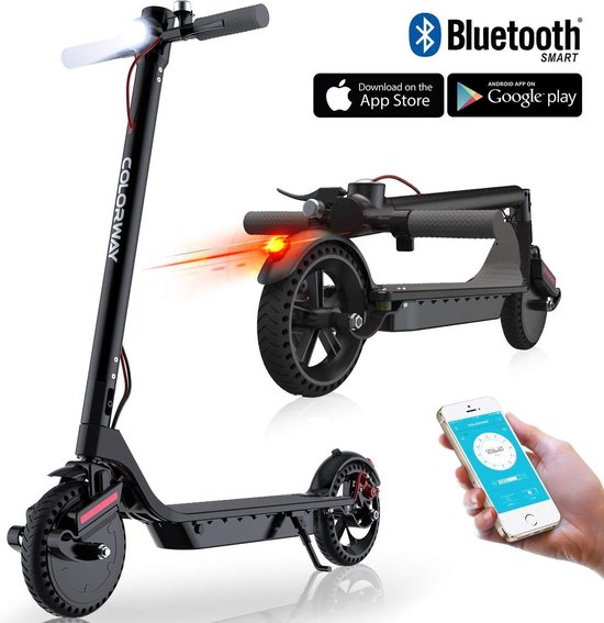 Elektrische Step E-scooter, Opvouwbaar, 7.5Ah, 8,5 inch, Zwart | bol