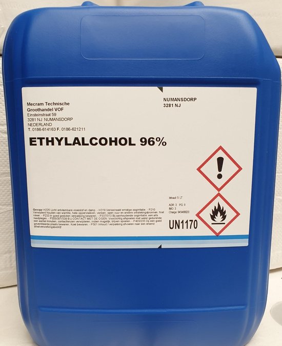 25L Ethylalcohol 96% - ethanol | bol