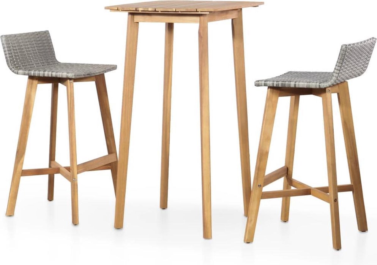 Bistroset Acacia Hout 3 delig (Incl LW Fleece deken) - Tuinset - Tuin ...