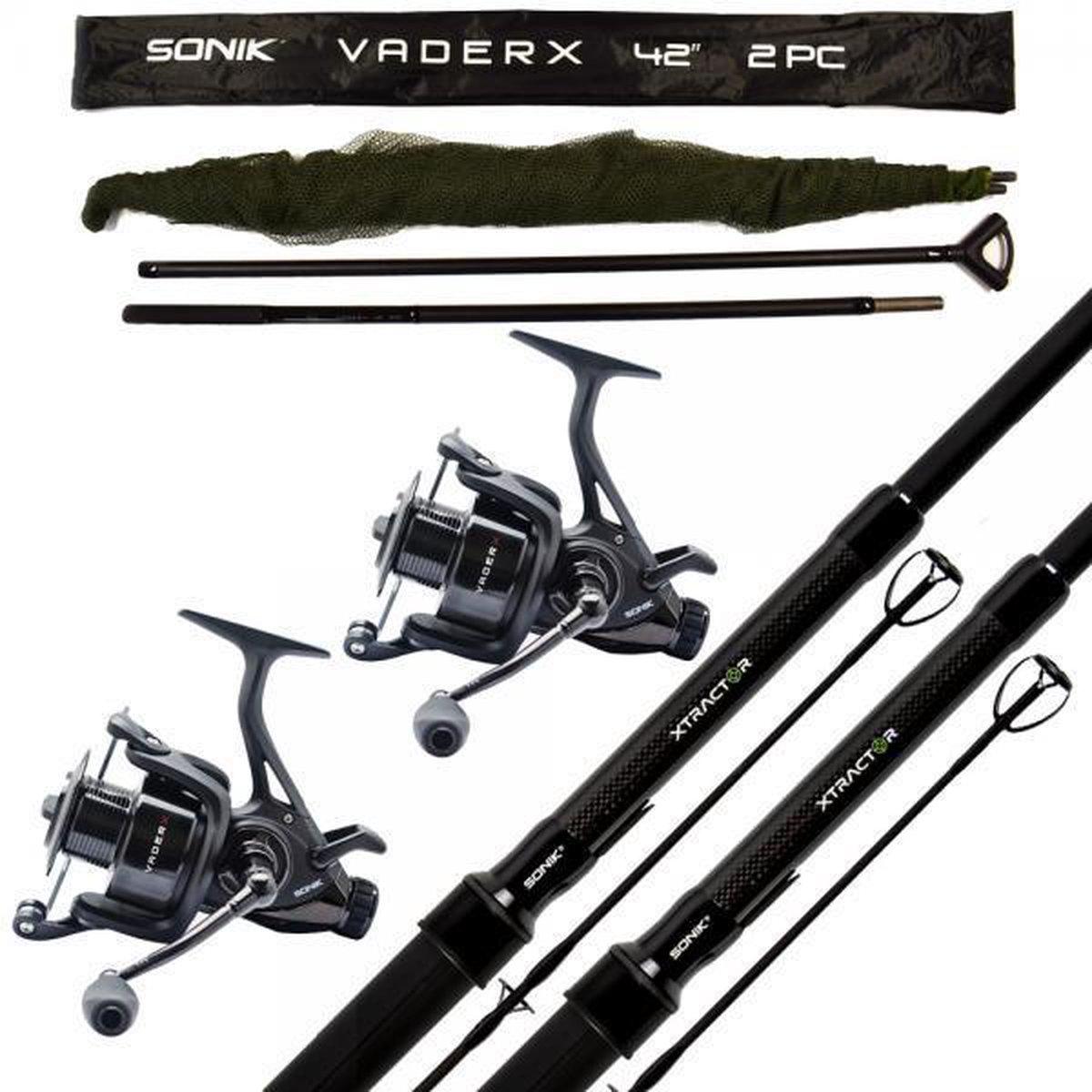 Sonik Xtractor 2 Rod 10ft 3.25lb Carp Fishing Kit | bol.com