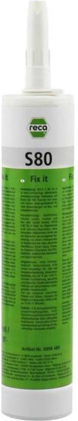 Montagekit - Polymeer S80 Fix it - koker 290ml - wit 1Stuk(s) | bol