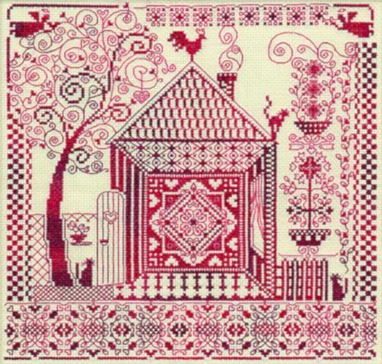 PANNA Borduurpakket Huis en haard SO-0886 - Kruissteek - Borduren voor volwassenen - Aida | bol