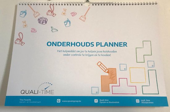Tina Favache OnderhoudsPlanner - controle over je huishouden | bol.com