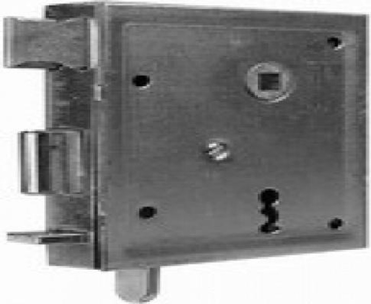 Intergard Poortslot bontebaard incl. krukgarnituur 98,5x118,5mm | bol.com