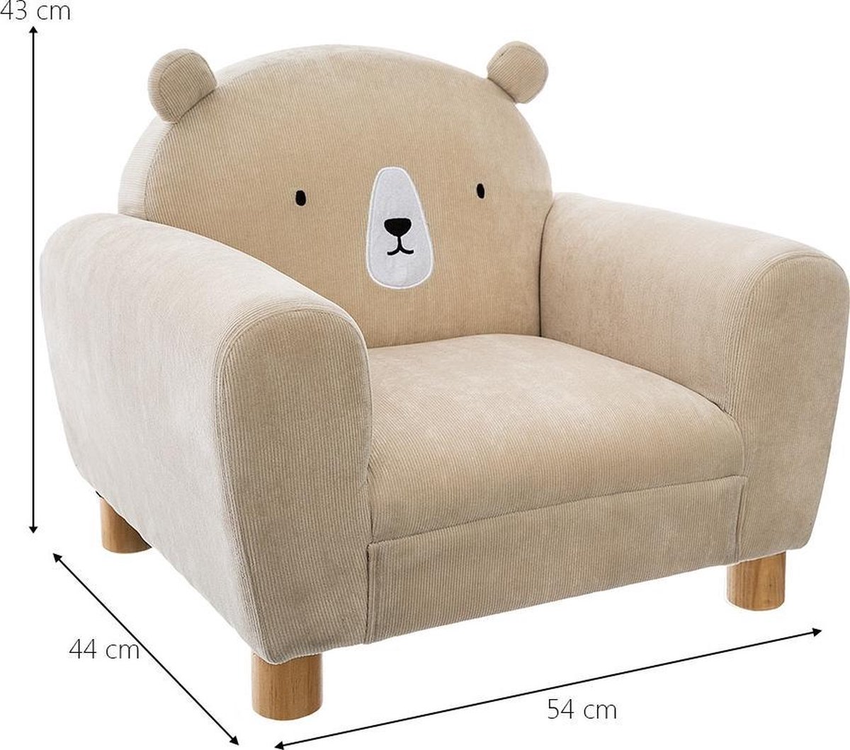 Eazy Living Kinderzetel Ours | bol.com