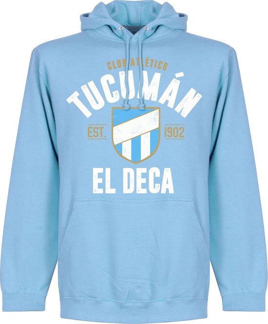 Club Atlético Tucaman Established Hoodie - Lichtblauw - XXL | bol