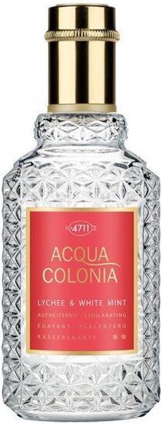4711 Acqua Colonia Lychee & White Mint Eau de cologne flacon 50 ml ...