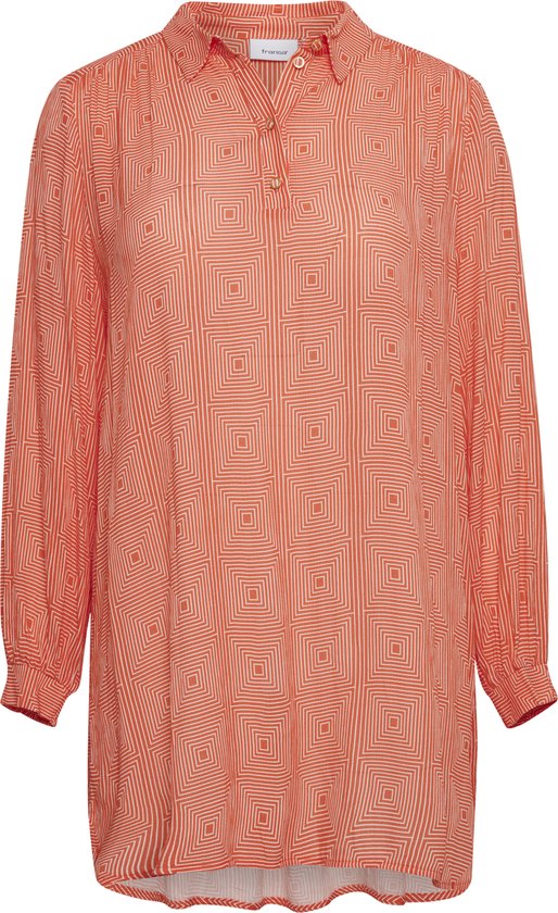 Fransa Plus Size Selection FPLIZA TU 1 Dames Tuniek - Maat 50 | bol.com