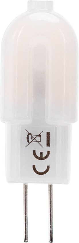 Aigostar - OP=OP LED G4 - 1,3W vervangt 12W - 3000K warm wit licht - 37.5x12mm | bol