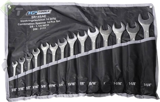 Steekringsleutelset inch maten 14 delig, Ringsteek sleutel set, XP ...