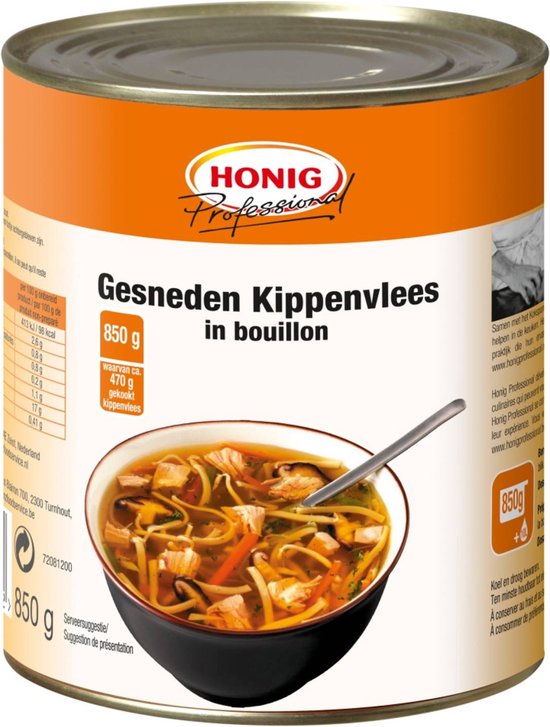 Honig | Gesneden Kippenvlees | 850gr | bol