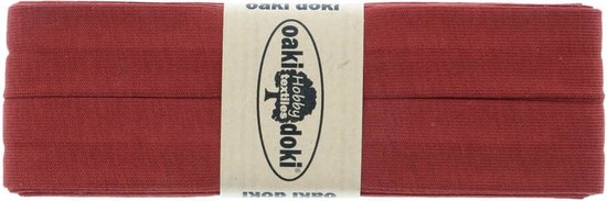 Oaki Doki tricot de luxe biaisband 599 rood | bol