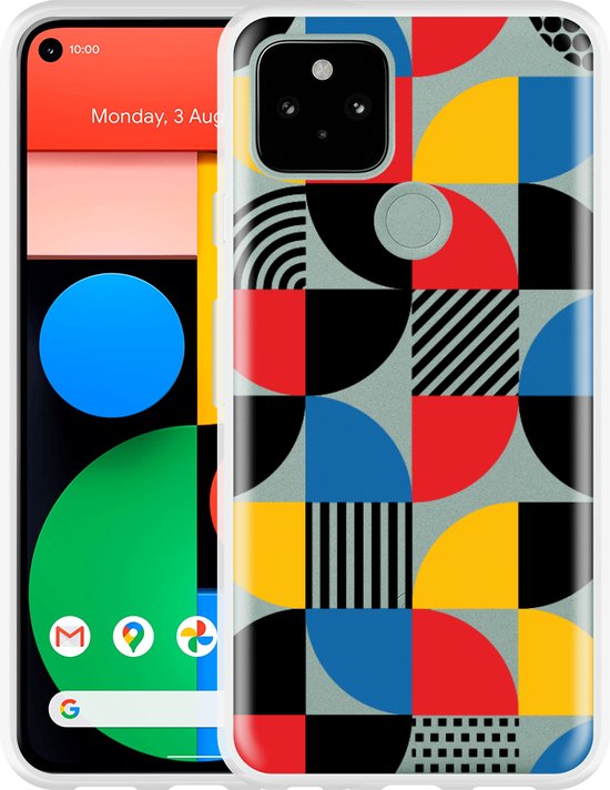 Google Pixel 5 Hoesje Abstract Pattern - Designed by Cazy | bol