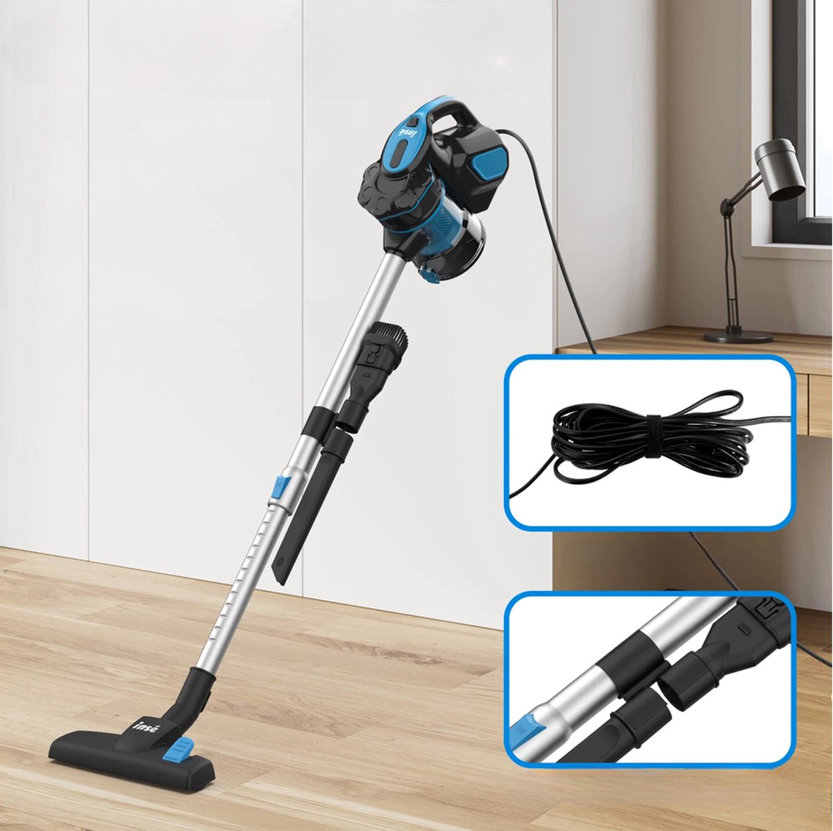 Krachtige 600W Stofzuiger | Geen Zak Meer Nodig - Comfort ...