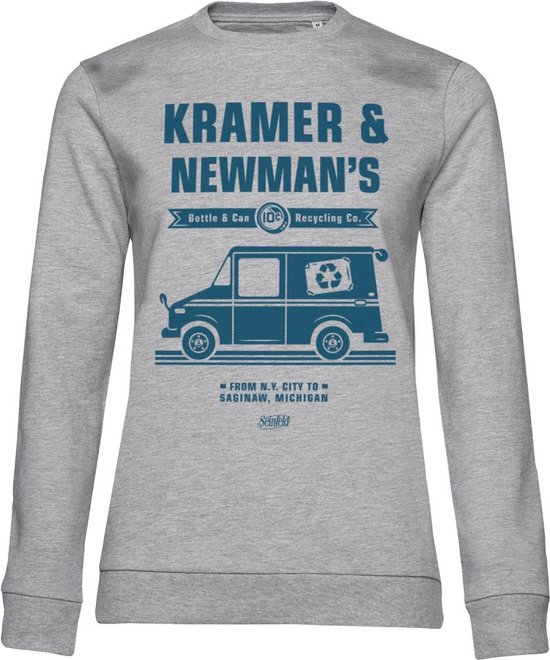 Seinfeld Sweater/trui -XL- Kramer & Newman's Recycling Co Grijs | bol