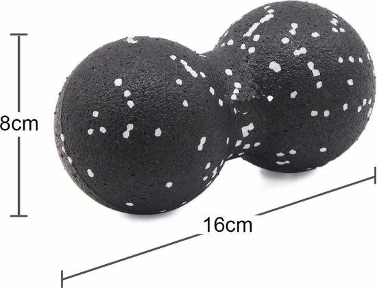 Pinda Massage Bal Set - Yoga - 8cm - Peanut Ball - Massagebal - Enkel ...