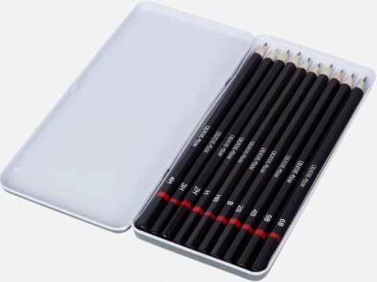 Creative Artist Grafiet Potlood Set - Medium Teken Potloden - 10 Stuks ...